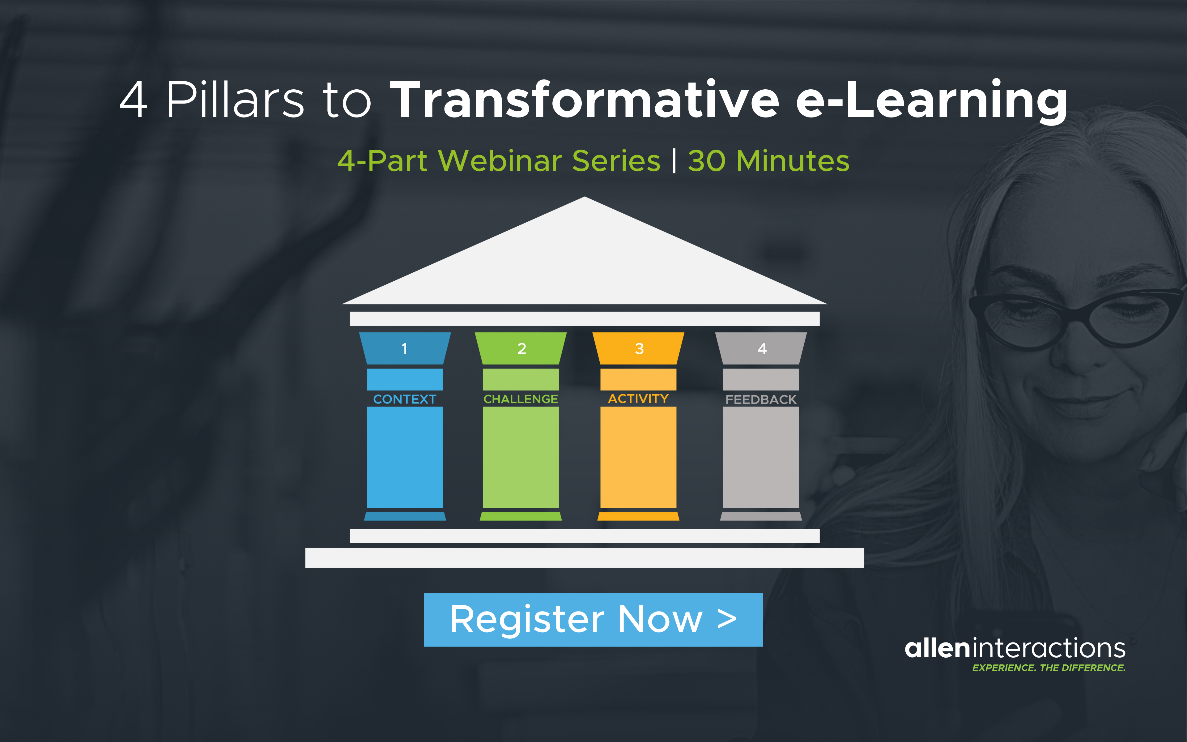 Allen Interactions Webinar Series 4 Pillars To Transformative E Learning